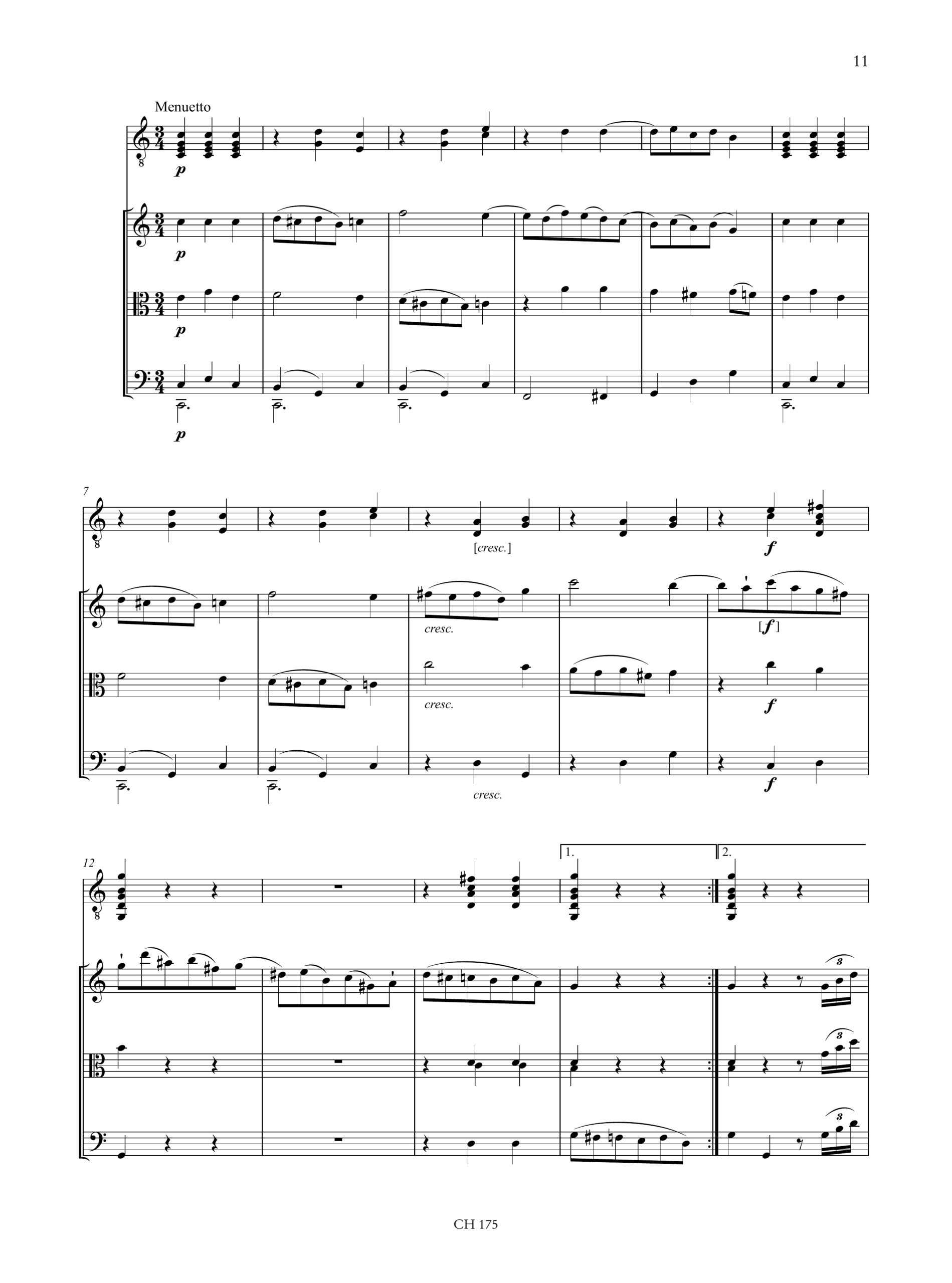 Fusz, János: Quartetto op. 1 per Violino, Viola, Violoncello e Chitarra ...